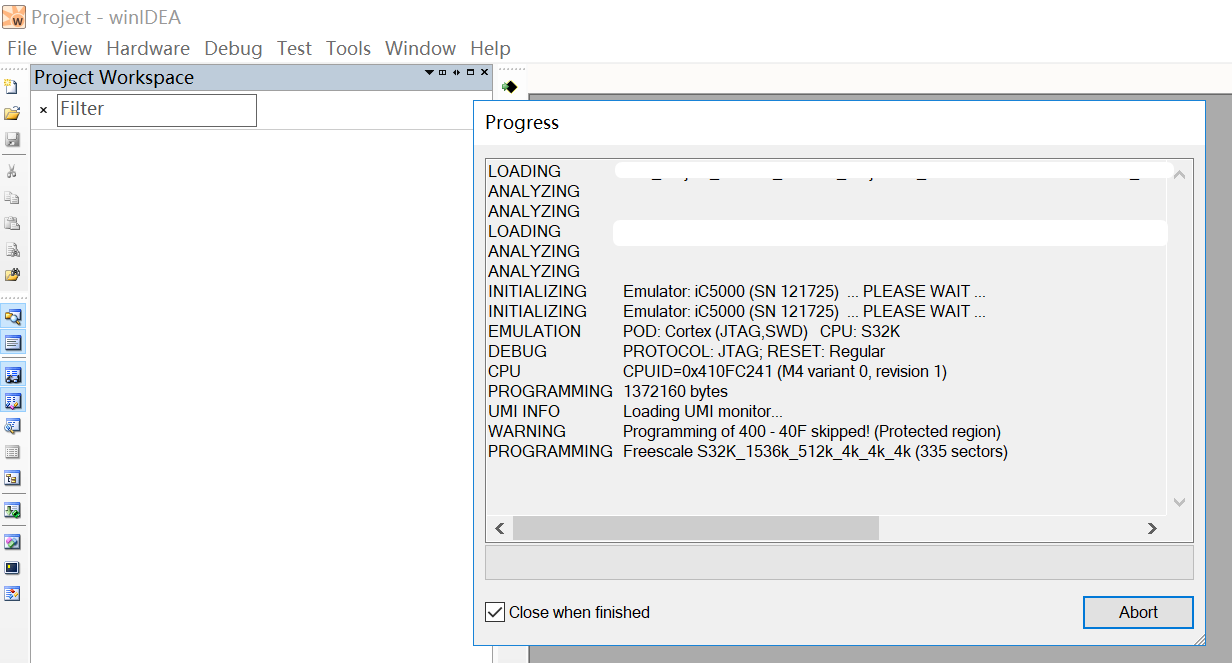 基于IC5000如何利用iSYSTEM winIDEA烧写+调试程序_isystem环境使用方法-CSDN博客