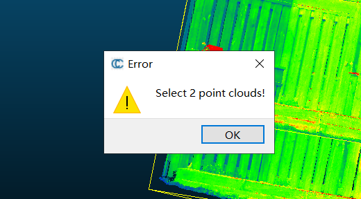 CloudCompare erro:select two points cloud_select 2 point clouds-CSDN博客