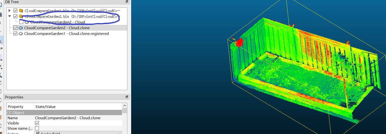 CloudCompare erro:select two points cloud_select 2 point clouds-CSDN博客