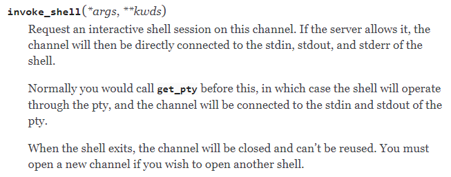 Paramiko使用注意问题 为什么cmd输入start Shell 可以 Paramiko连接不行 Csdn博客