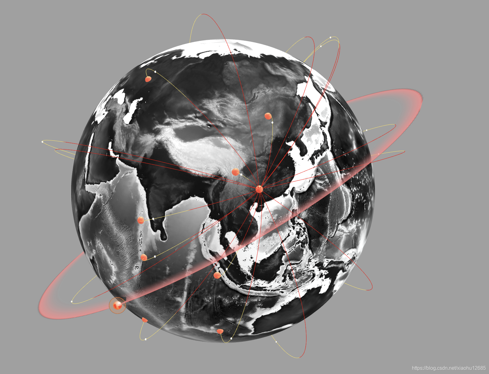 Threejs开发3d地球酷炫效果threejs地图炫酷特效 Csdn博客