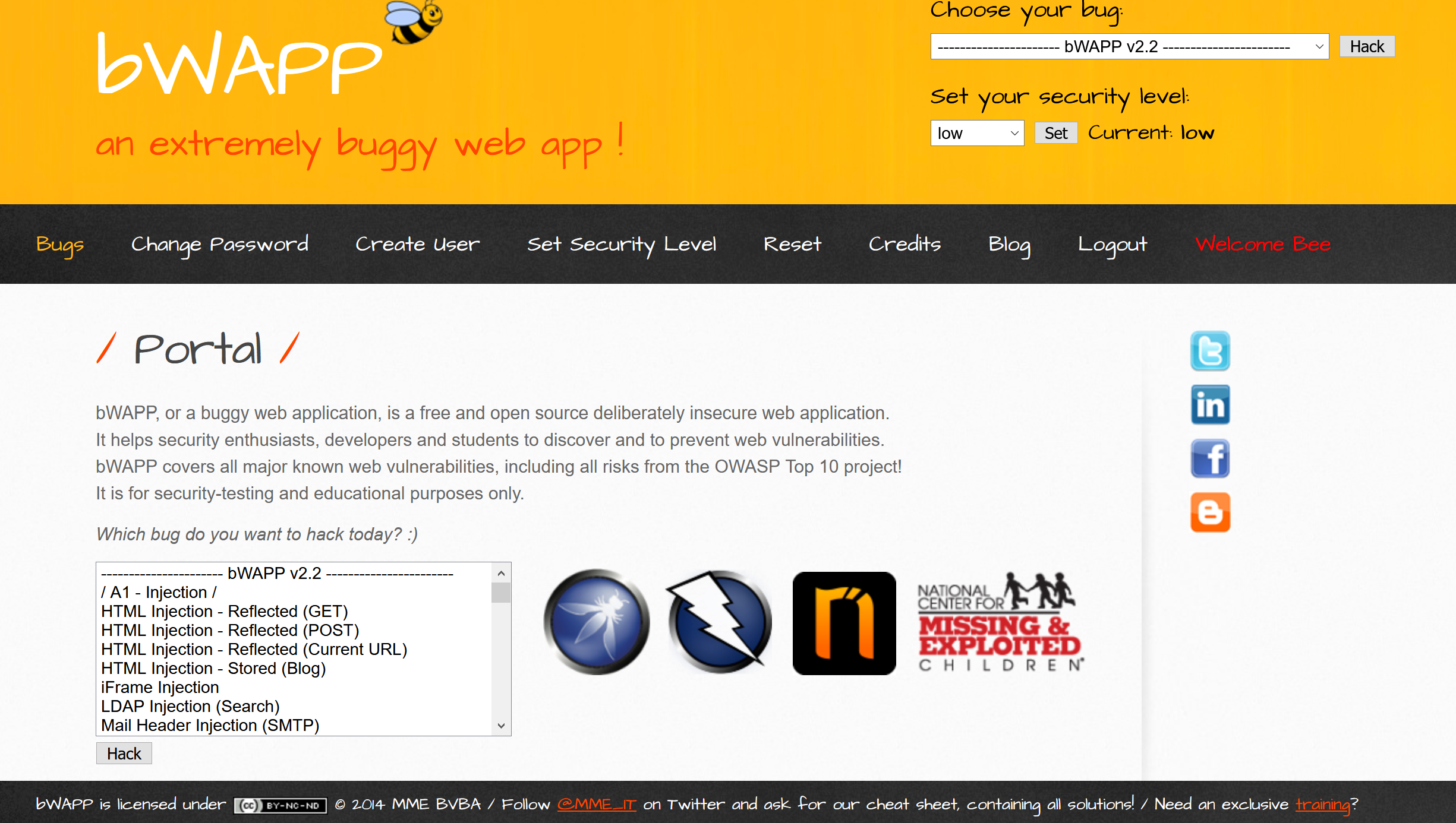 bWAPP通关记录(A1)_m3ph1st0ph3l3s解密-CSDN博客