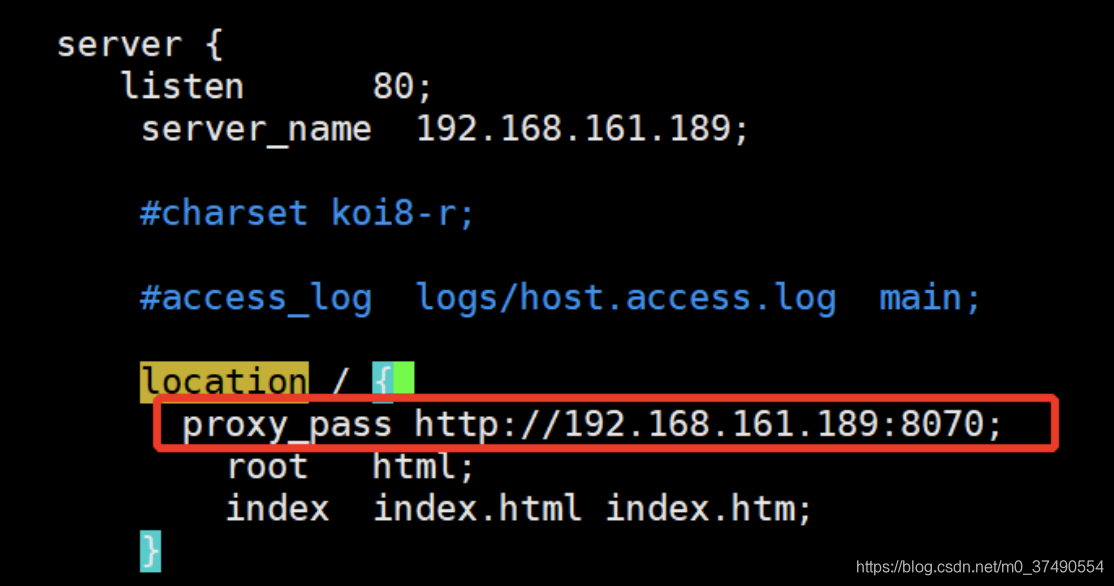 Nginx反向代理配置实例、及一台nginx配置多个反向代理。 Csdn博客