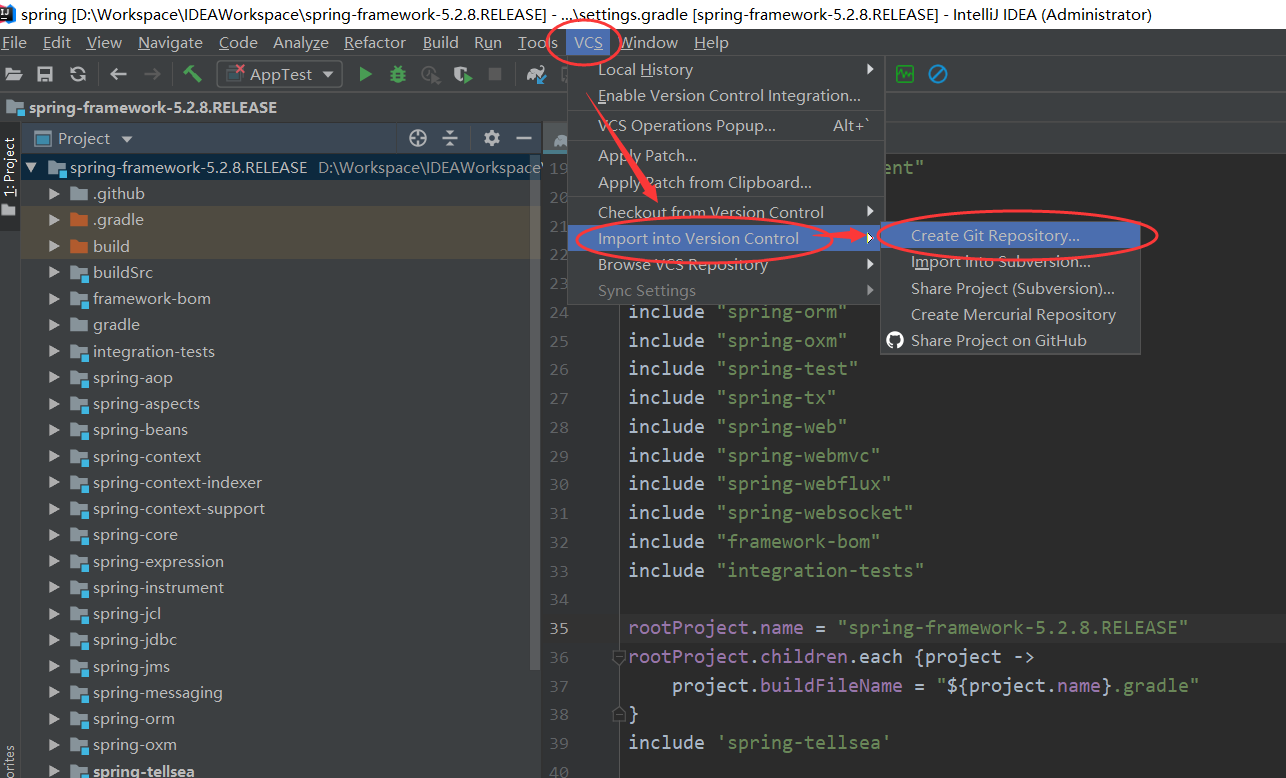 【Spring源码分析】1、IDEA导入spring-framework-5.2.8.RELEASE源码构建本地阅读环境_spring5.2.8-CSDN博客