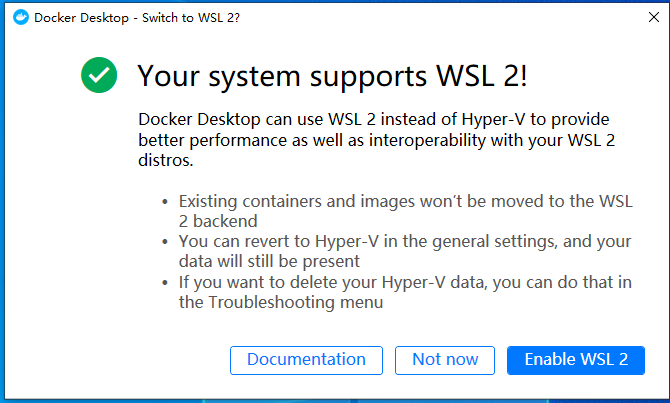 看看Docker Desktop WSL2 backend_docker desktop backend-CSDN博客