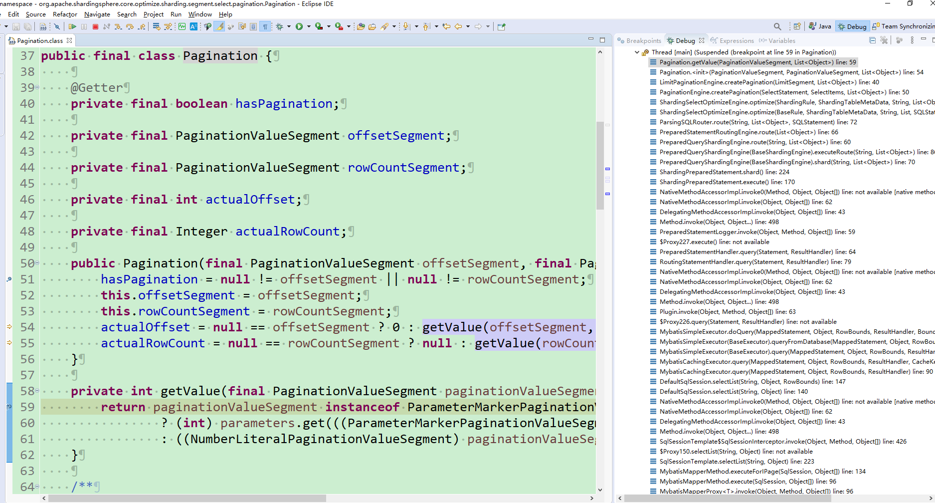 SpringBoot+myBatisPlus+sharding-jdbc数据源分页查询类型转换问题_shardingjdbc 分页 java.lang.string cannot be ...