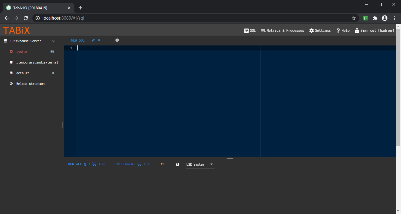 ClickHouse的可视化工具Tabix-CSDN博客