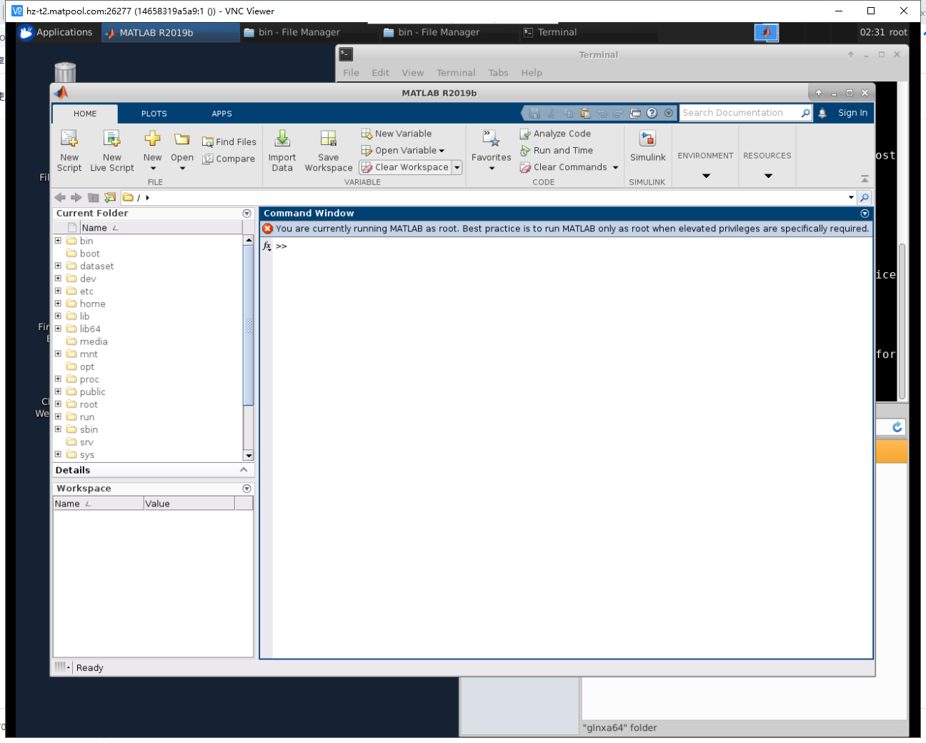 如何在矩池云GPU云中安装MATLAB 2019b软件_矩池云服务器连接matplotlib-CSDN博客