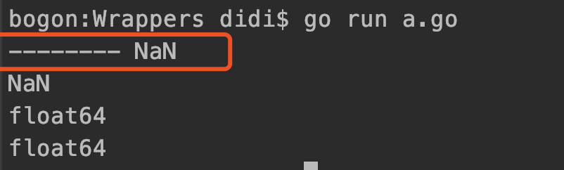 Golang处理nan值golang Nan Csdn博客 