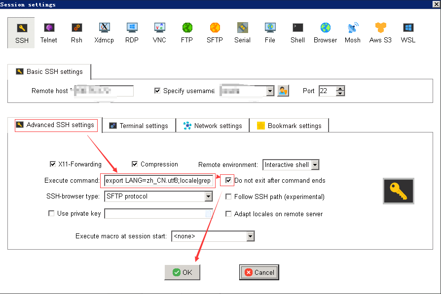 MobaXterm中文编码集乱码问题（hp-unix）_mobaxterm execute command-CSDN博客