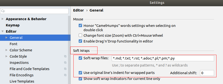 How to set automatic line wrapping in the latest version of pycharm ...