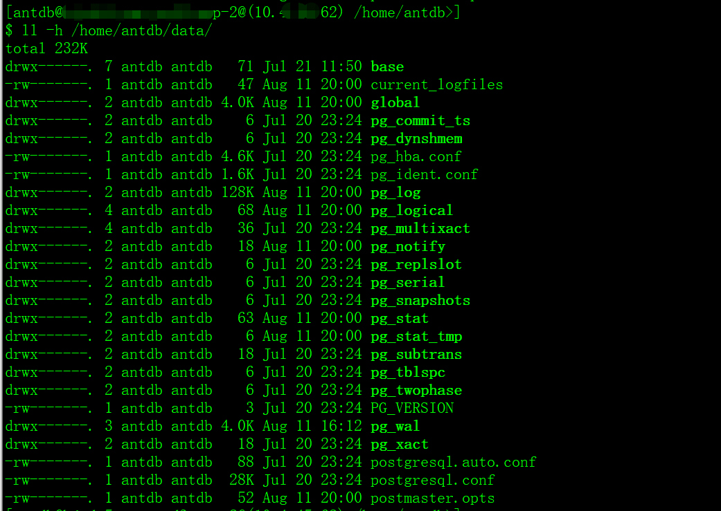 antDB或PostgreSQL报错提示could not create lock file “postmaster.pid“: No space left on device-CSDN博客