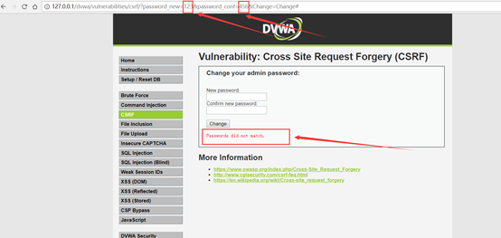 Dvwa csrf之low、medium、high级别漏洞实战_csrff初级中级高级漏洞-CSDN博客