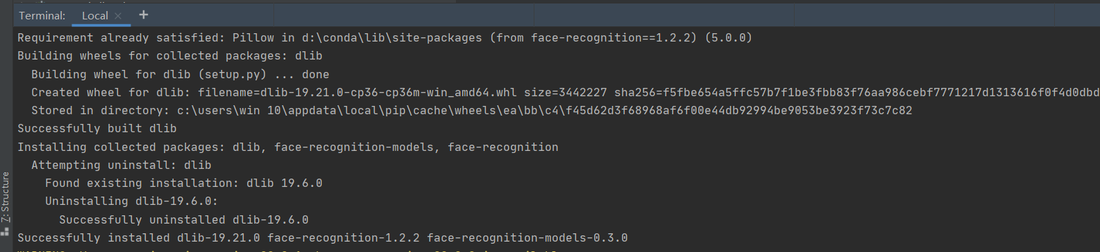 Win10+PyCharm+Anaconda安装face_recognition全过程_facerecognition安装-CSDN博客