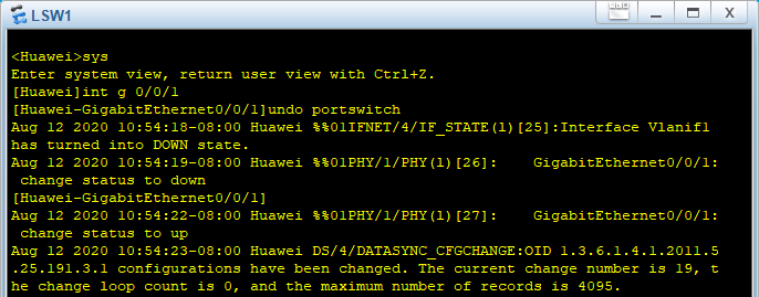 Undo Portswitch报错error Please Delete The Existing Non Default Configurations On The Interface