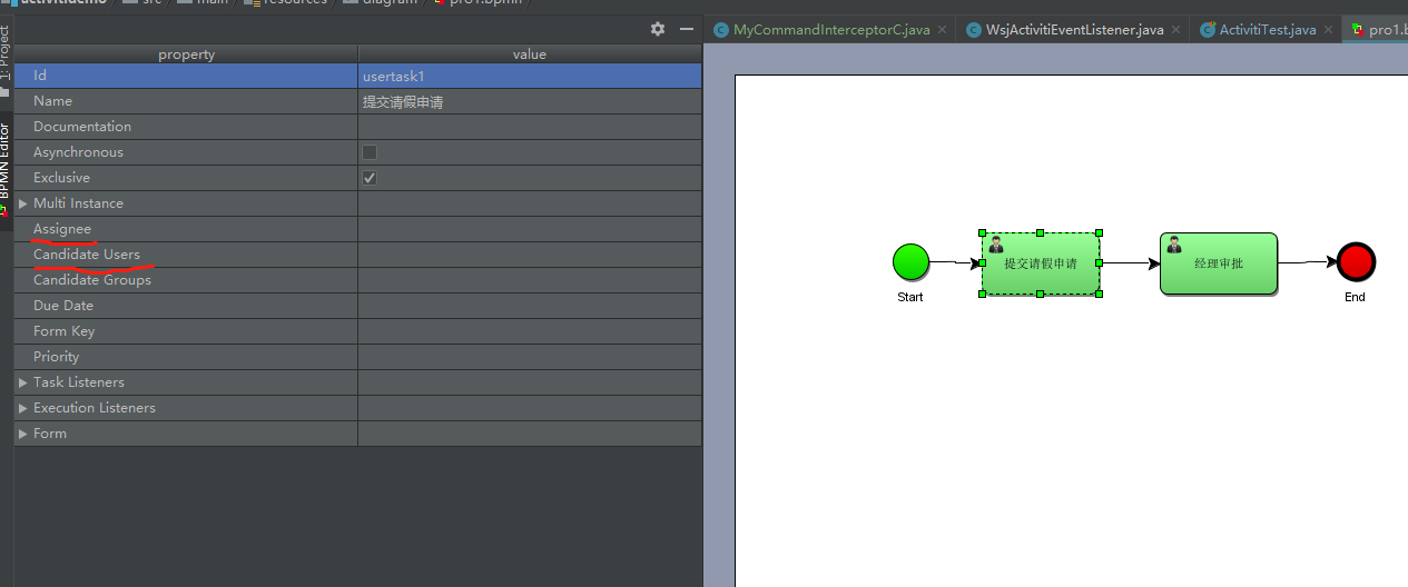 工作流（activiti7）-进阶使用（流程实例，个人任务,组任务）（三）_activiti7 获取candidategroup-CSDN博客