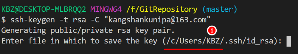 git中SSH密钥对生成路径修改？_ssh-keygen保存key文件路径可以修改吗-CSDN博客