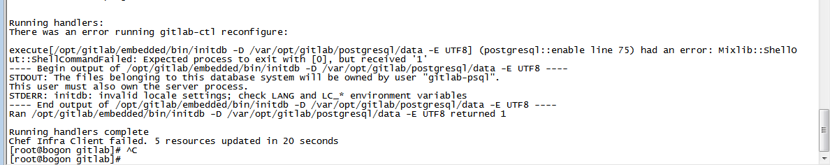 ShellCommandFailed: Expected process to exit with [0], but received ‘1‘-CSDN博客