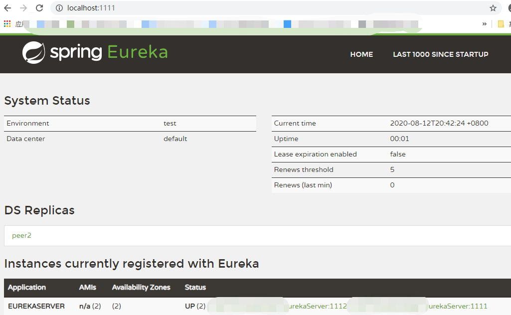 Spring Cloud Eureka Server高可用（主备部署模式）_什么是主备部署-CSDN博客