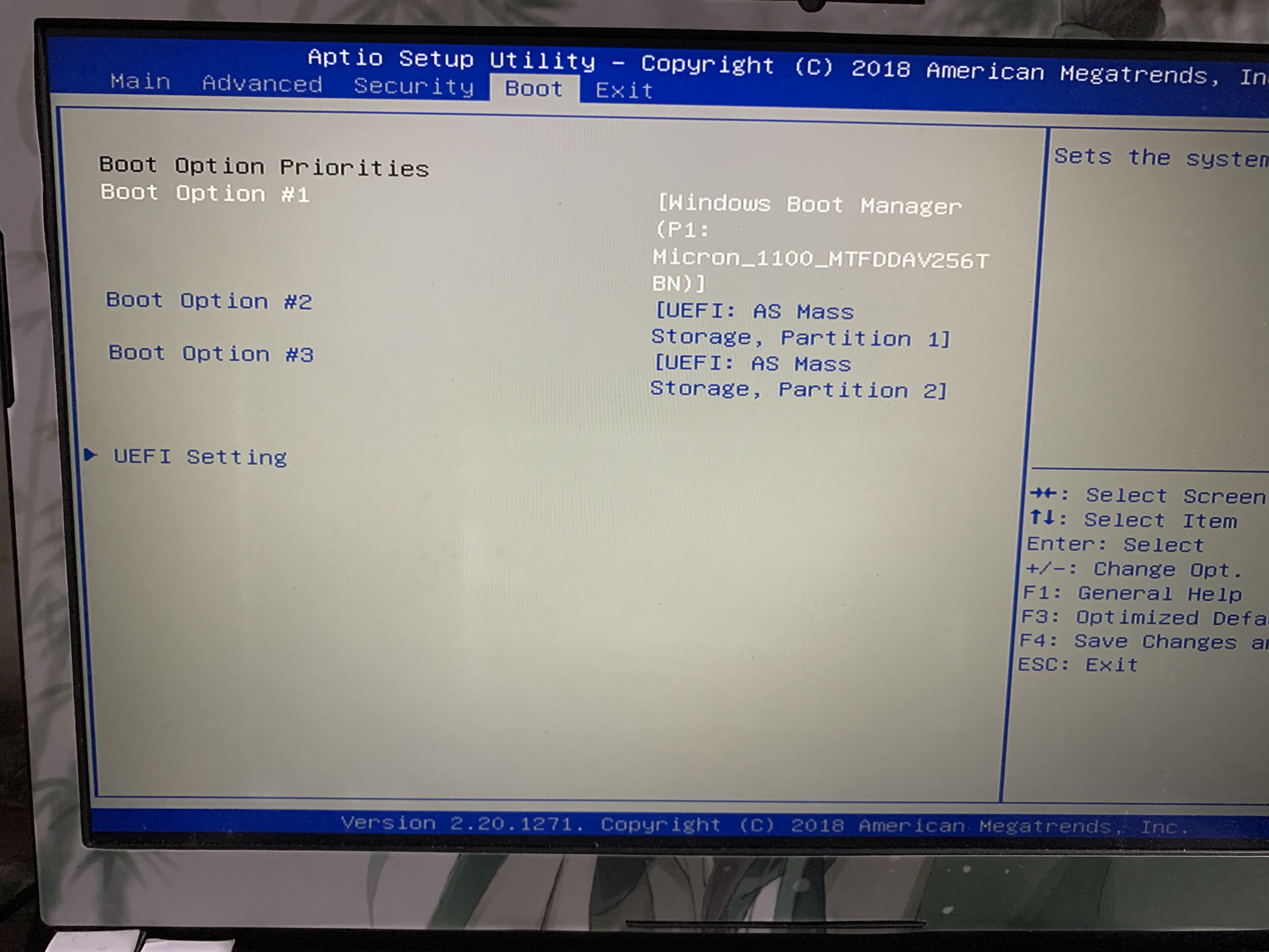 神舟笔记本电脑进入u启动之BIOS设置方法_神州战神笔记本怎么找到boot option#1-CSDN博客