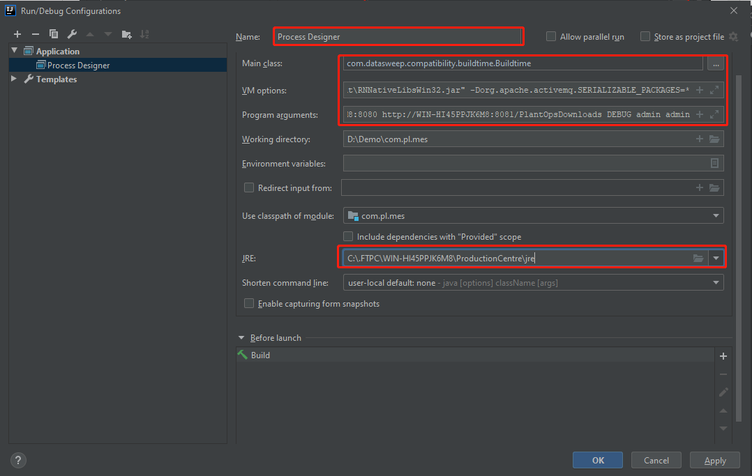 FTPC Idea配置FTPC Java Application项目_ftpc idea 启动配置-CSDN博客
