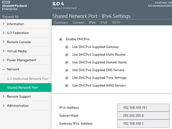 HP Proliant DL360 G9使用业务网卡登录ILO管理_惠普服务器管理口登录-CSDN博客