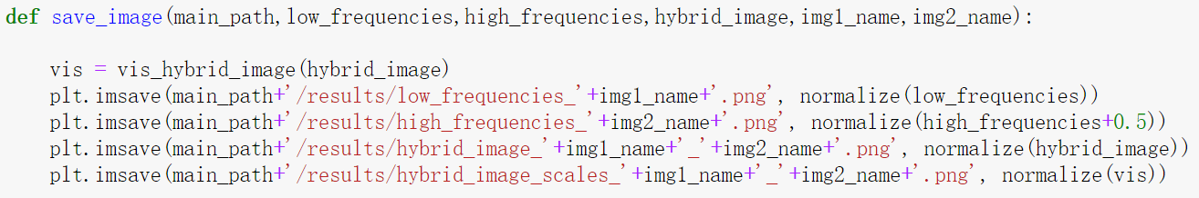计算机视觉作业（一）Image Filtering and Hybrid Images-CSDN博客