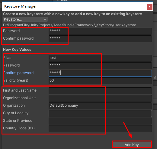 Unity Android 之 应用签名发布 Publishing Settings 中创建和自定义 keystore 的简单方法（内附说明和操作步骤）_keystores dedicated ...