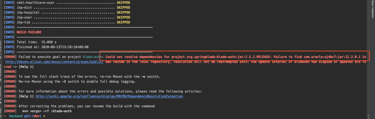 maven 下载依赖不走私服_com.oracle:ojdbc7:jar:12.2.0.1-CSDN博客