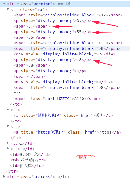 爬取 goubanjia 网站的免费 ip 免费 proxy JavaScript + Python + selenium-CSDN博客