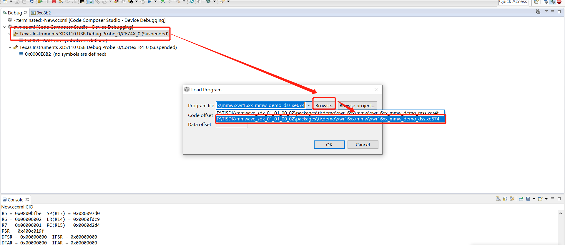 TI AWR1642 学习笔记（2）之用CCS调试官方demo_ti iwr1642官方案例-CSDN博客