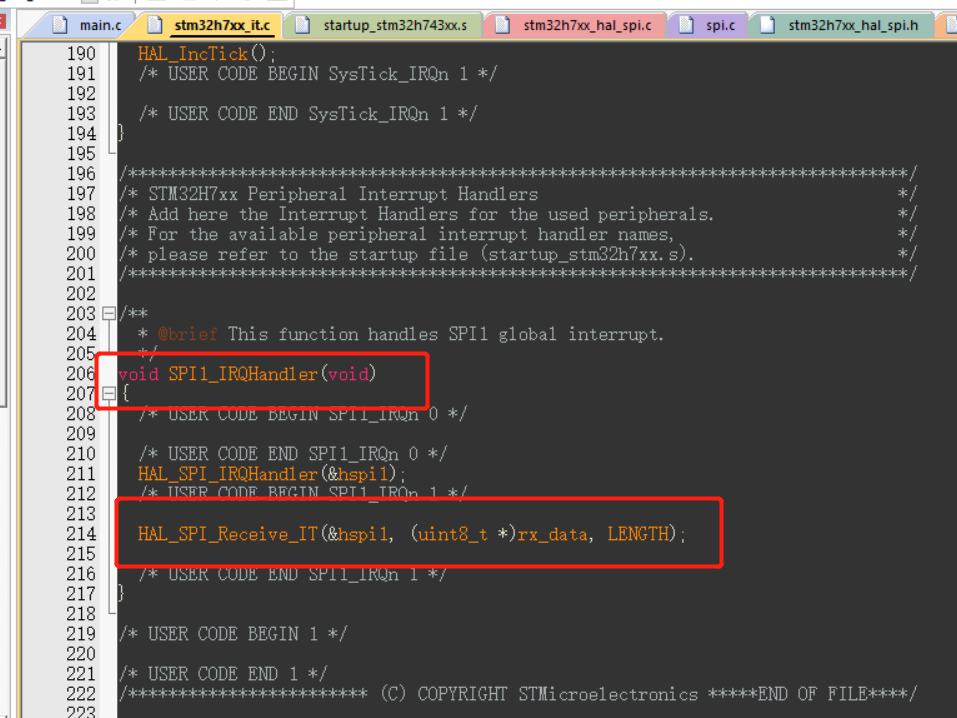 stm32h743ViTx CubeMx spi主、从机实验_hardware nss output signal-CSDN博客