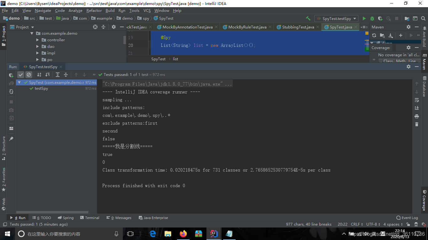 单元测试框架——mockito之spymockitospy Csdn博客