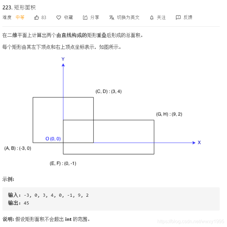 Leetcode 233836 两个矩阵的重叠面积矩阵重叠面积 Leetcode Csdn博客 8660