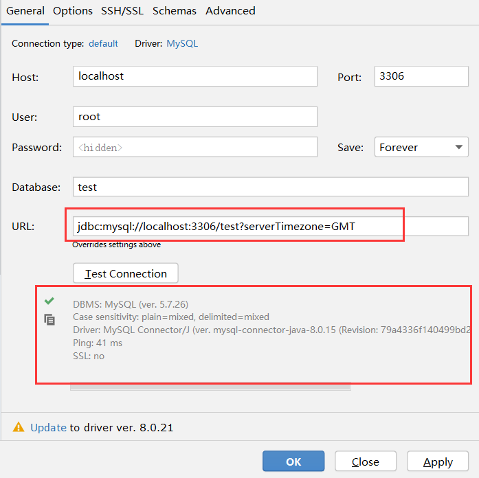 IDEA 配置连接数据库报错 Server returns invalid timezone. Need to set ‘serverTimezone‘ property._need to ...