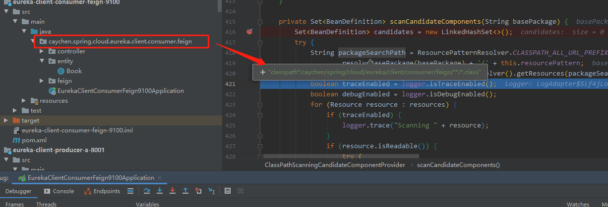 【Spring Cloud】OpenFeign之扫描FeignClient类信息_enablefeignclients 注解指定扫描路径-CSDN博客