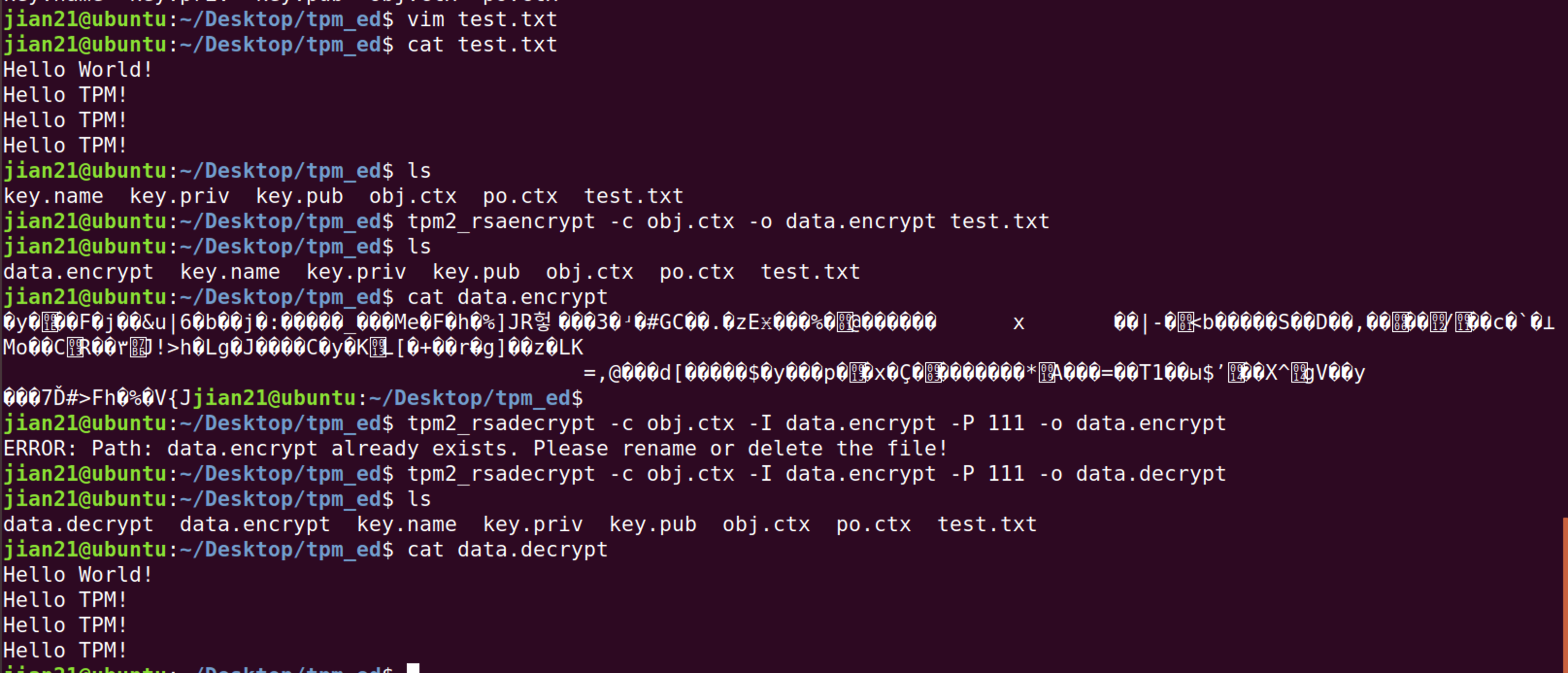 tpm2-tools相关实验_(1)利用tpm2-tools提供的hash 函数生产文件度量值。-CSDN博客