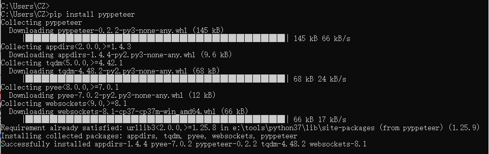 python3安装 pyppeteer_python安装pyppeteer-CSDN博客