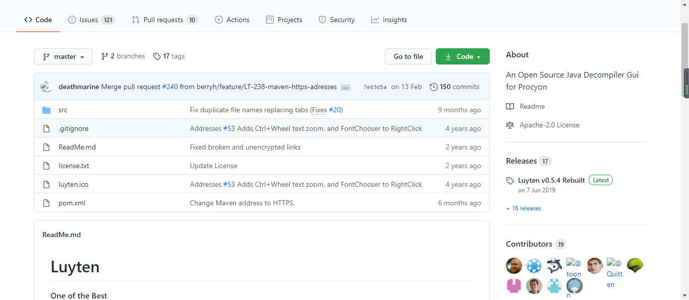 使用Luyten工具反编译jar包-CSDN博客