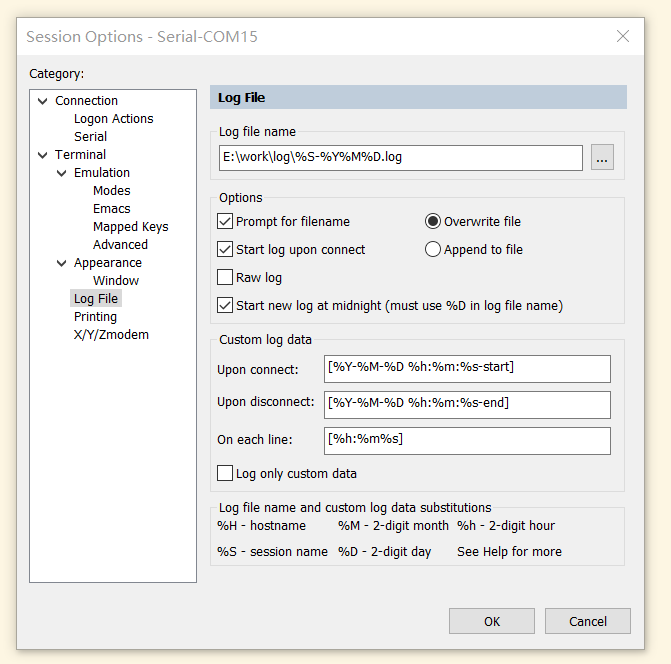 SecureCRT产生log日志_securecrt打印日志-CSDN博客