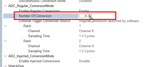STM32 CubeMx ADC DMA 方式实现多路采集 配置实例 [已验证]_cubemxadc用dma方式实现-CSDN博客