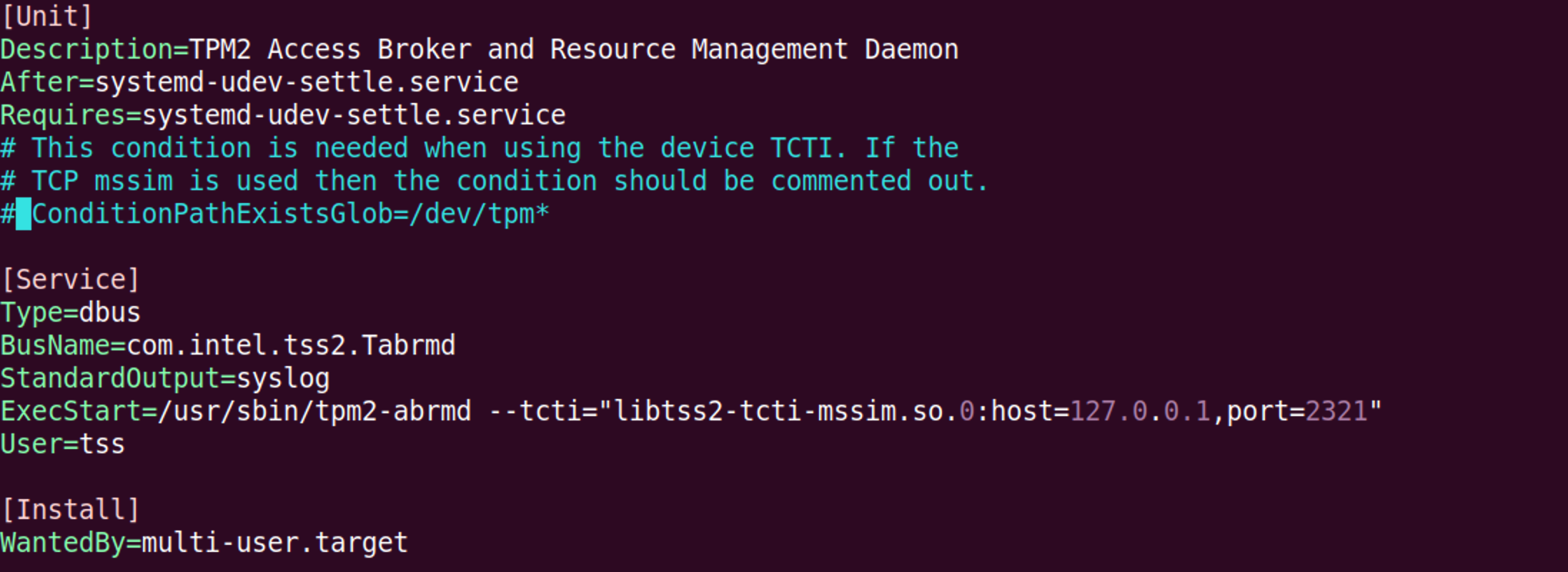 tpm模拟器与新版tpm2-tss\abrmd\tools安装_ibmtpm2-CSDN博客