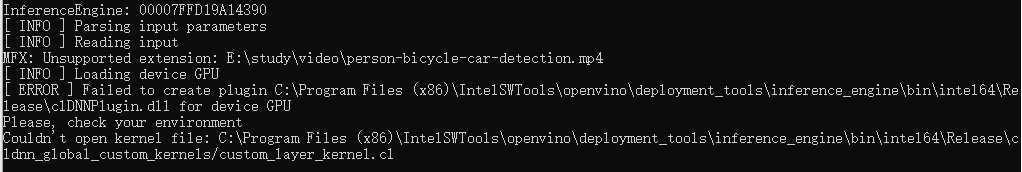 【OpenVINO】[ERROR]Failed to create plugin XXX\clDNNPlugin.dll for device GPU的解决方法_fail to create ...