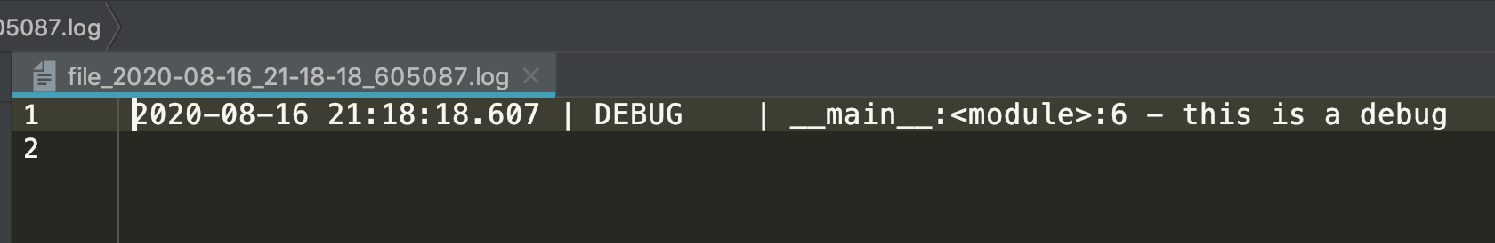 loguru——Python优雅日志包_geekzw,loguru异步文件-CSDN博客