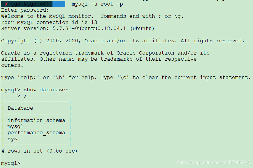 Ubuntu安装mysql踩的坑,不知道密码。。ubuntu 安装mysql不知道密码 Csdn博客
