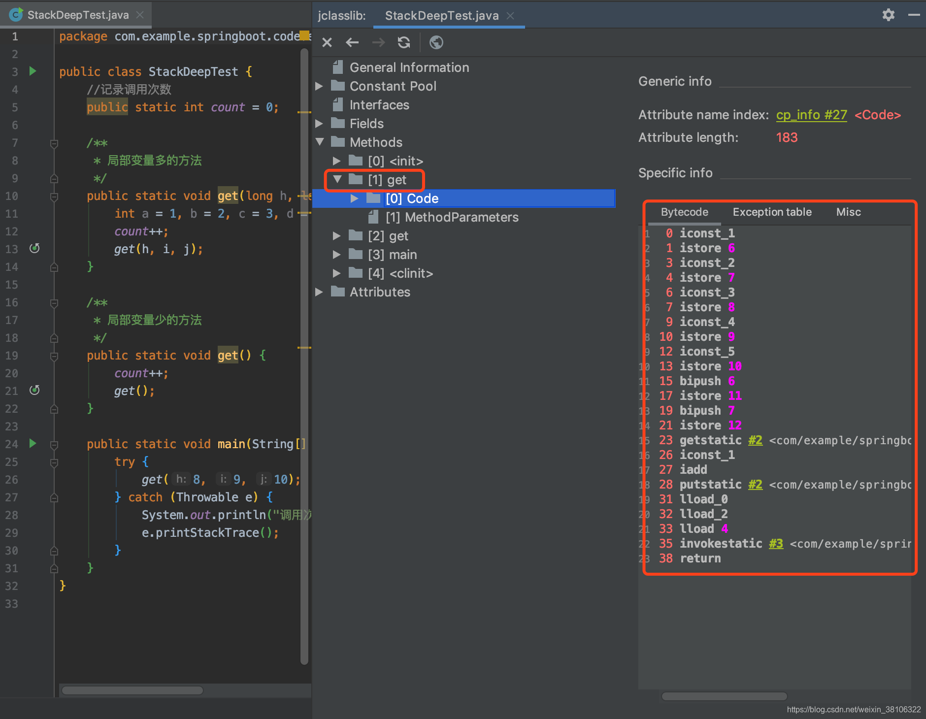使用jclasslib Bytecode Viewer插件来查看字节码show Bytecode With Jclasslib Csdn博客