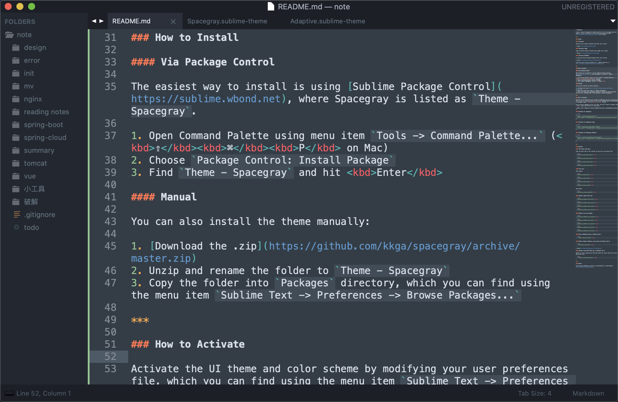 sublime修改侧边导航栏(side bar)文件名字体大小_sublime slide bar-CSDN博客