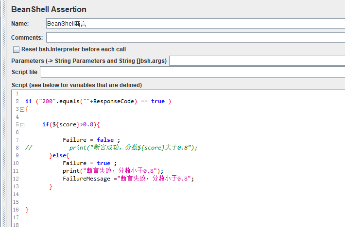 BeanShell断言的几个例子分享_beanshell if语句-CSDN博客