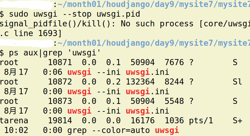 uwsgi配置好后，浏览器输入自己设置的IP地址加端口号出现Internal Server Error_uwsgi internal ...