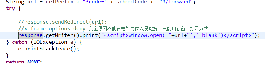 in a frame because it set ‘X-Frame-Options‘ to ‘deny‘ 问题解决_in a frame ...